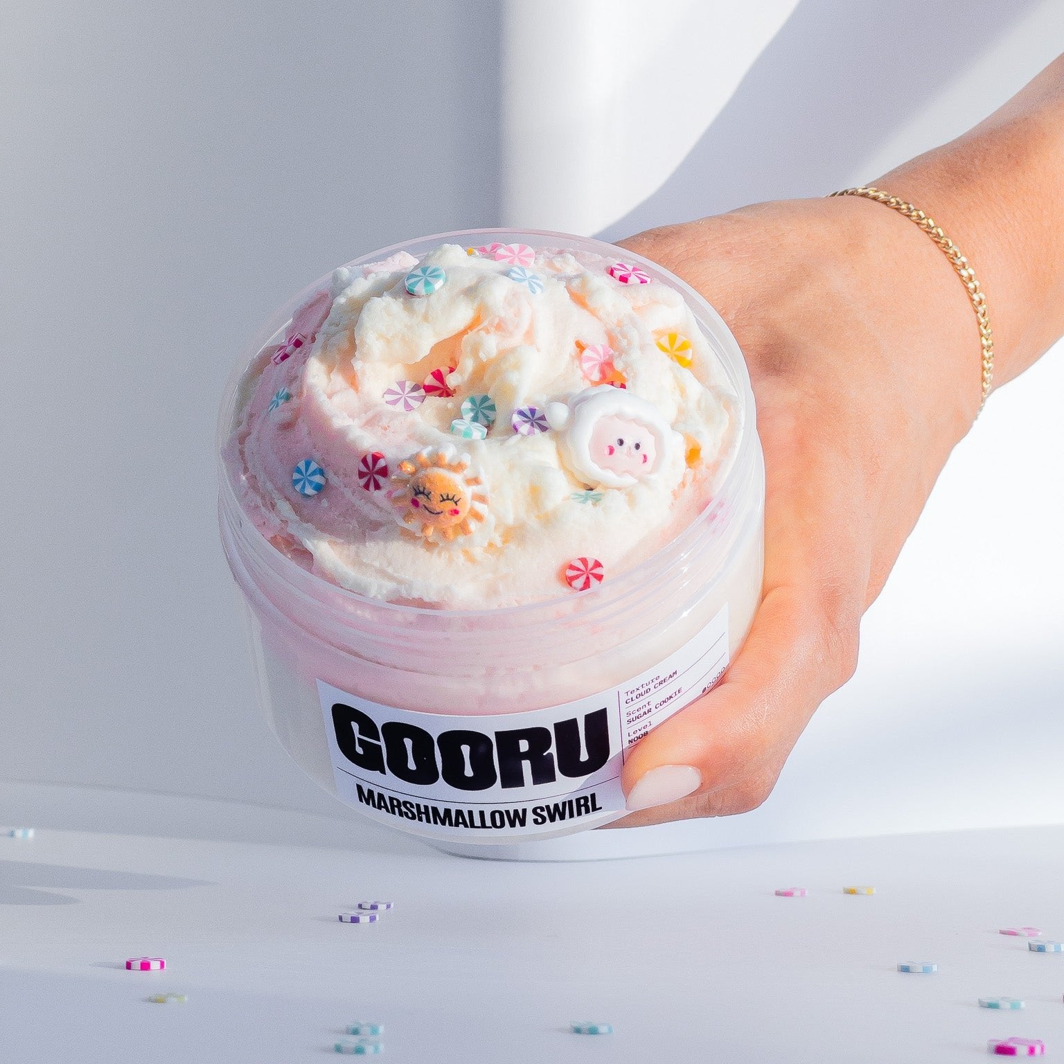 Marshmallow Swirl – Gooru Slime